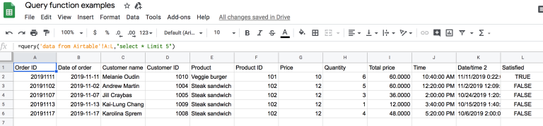 Google Sheets Query: Honest Guide with Formulas and Examples | Coupler.io Blog