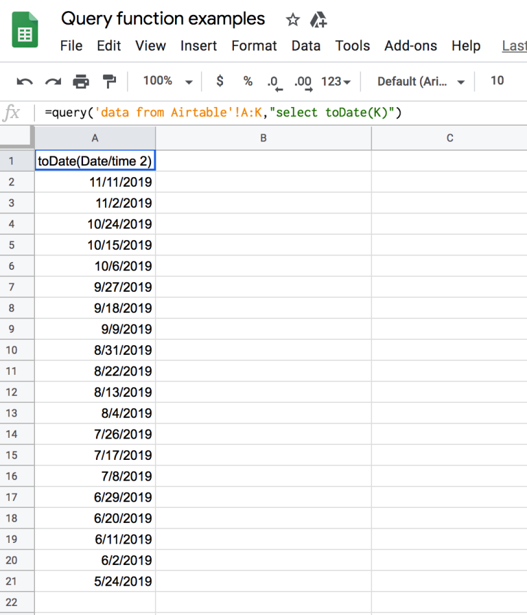 Google Sheets Query: Honest Guide with Formulas and Examples | Coupler ...