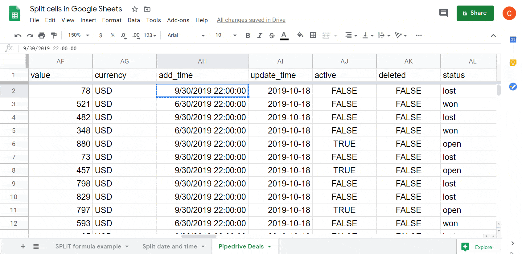 How To Split Cells In Google Sheets Coupler io Blog How To Split Cells In Google Sheets Coupler io Blog