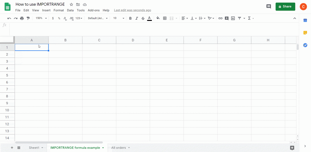 Google IMPORTRANGE Tutorial | Coupler.io Blog