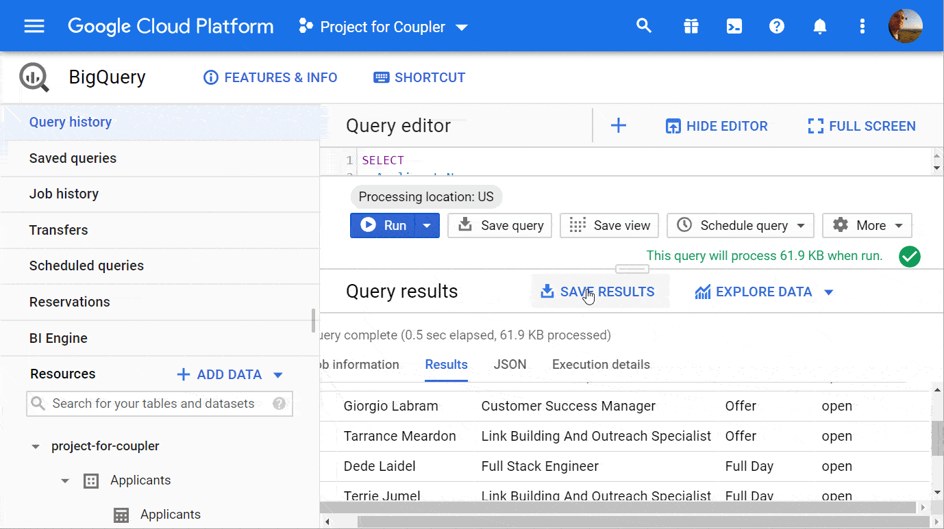 How to Export BigQuery to Google Sheets Without Coding