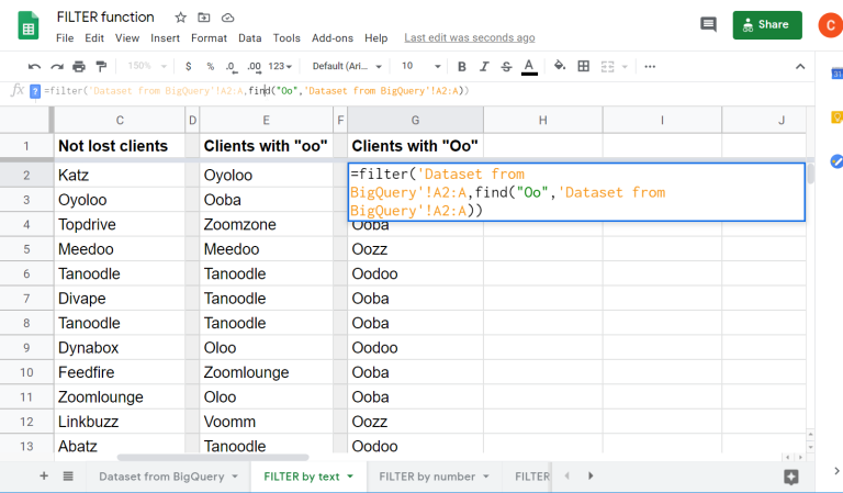 FILTER Function Google Sheets How-To Guide | Coupler.io Blog