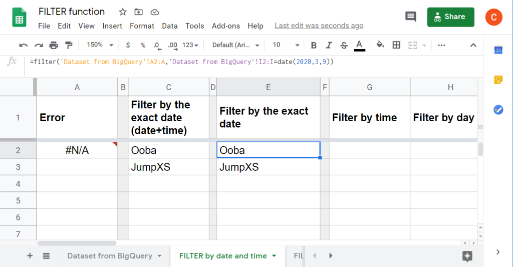 FILTER Function Google Sheets How-To Guide | Coupler.io Blog