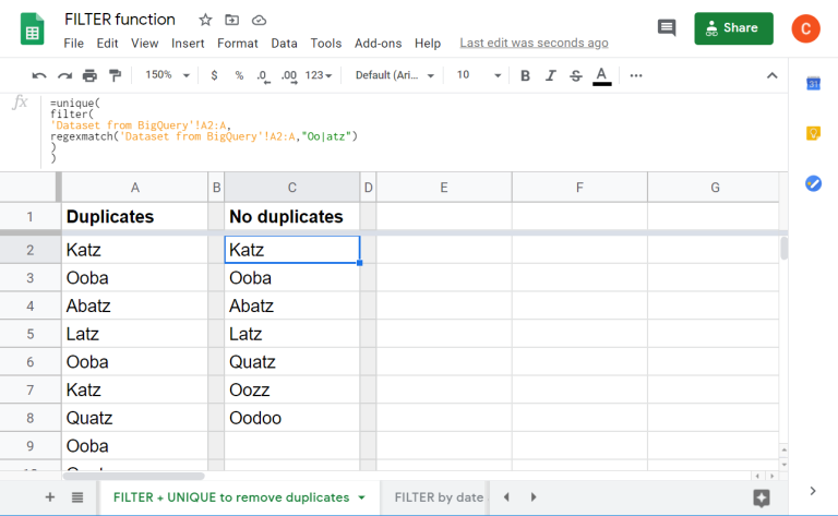 FILTER Function Google Sheets How-To Guide | Coupler.io Blog