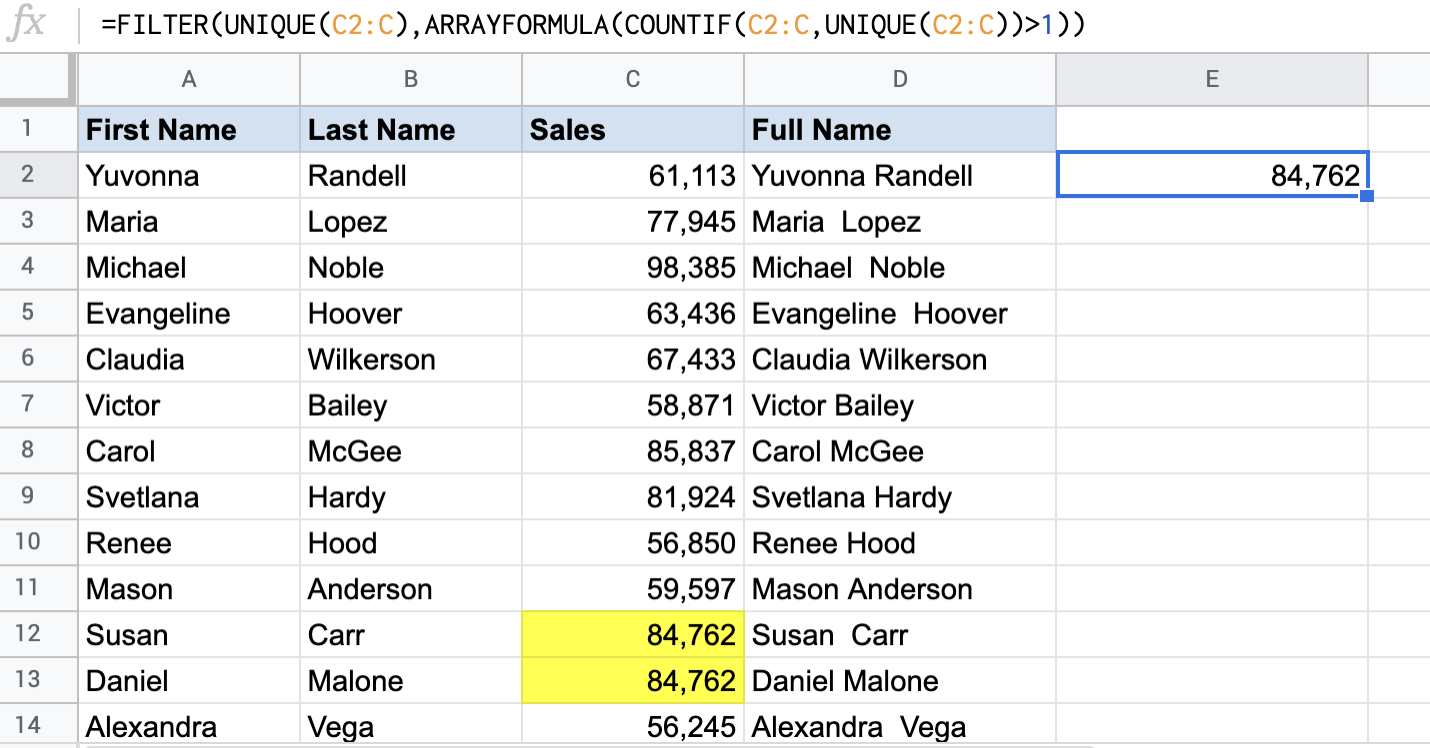Google Sheets ARRAYFORMULA With Examples | Coupler.io Blog