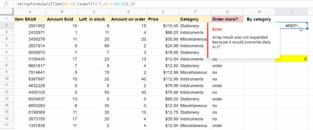 Google Sheets ARRAYFORMULA With Examples | Coupler.io Blog
