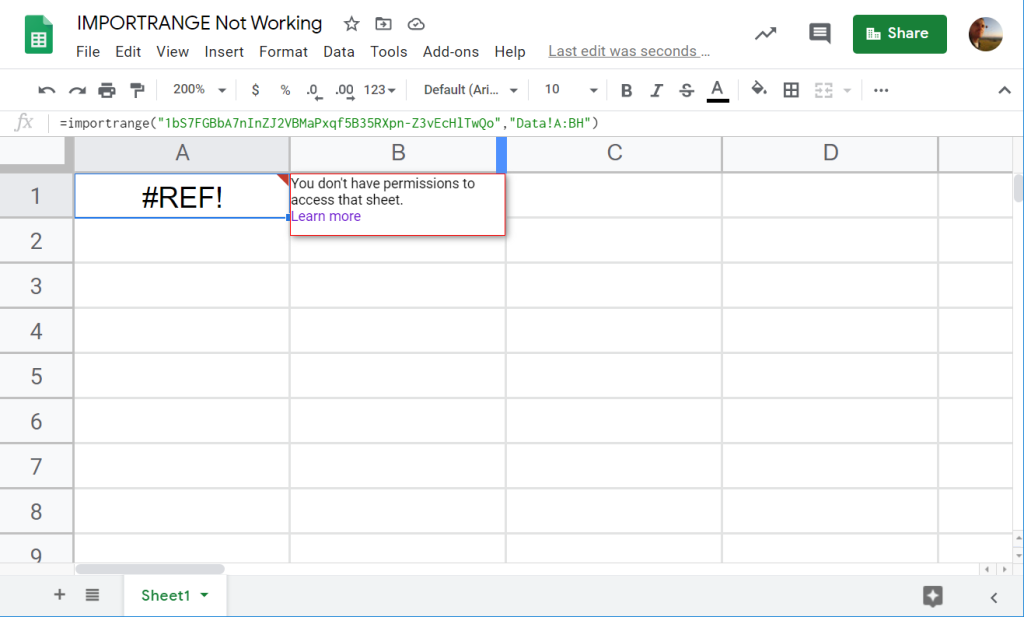 Google Sheets IMPORTRANGE Internal Error 2025 | Coupler.io Blog