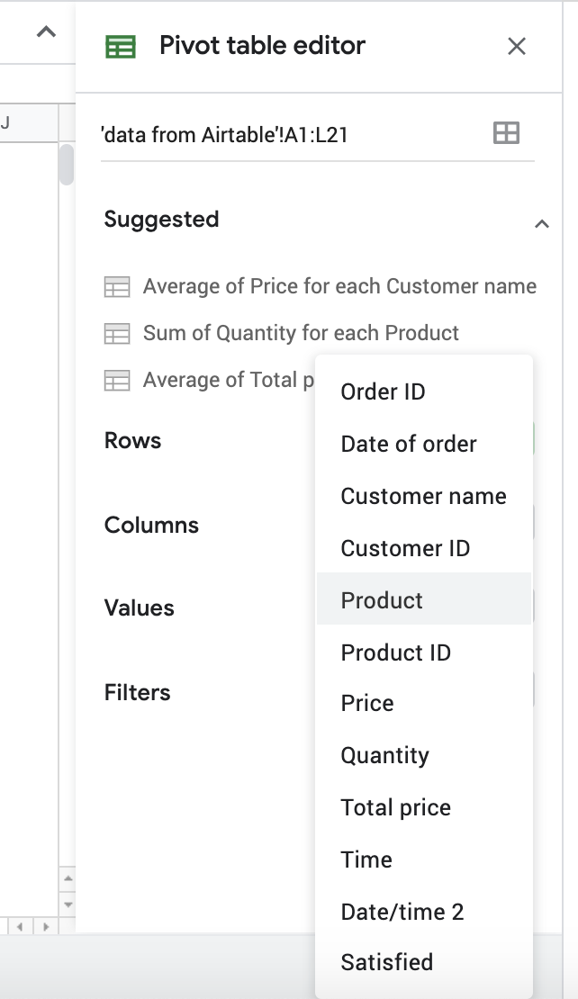 Pivot Table Google Sheets Explained 2025 | Coupler.io Blog