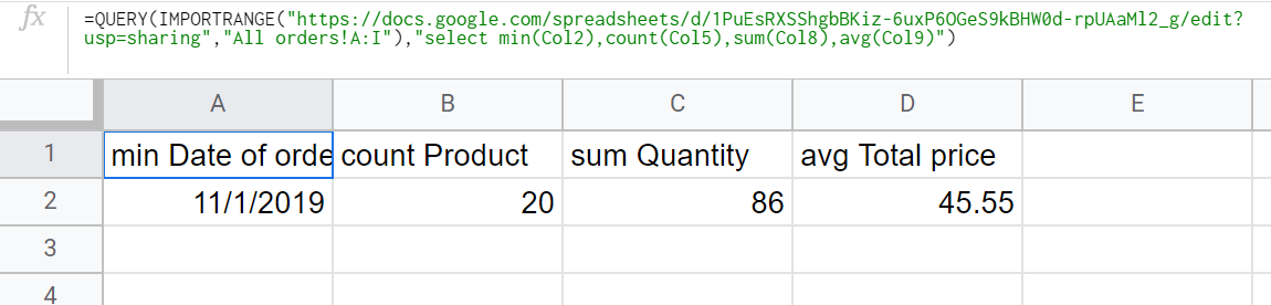 QUERY + IMPORTRANGE in Google Sheets With Examples 2023 | Coupler.io Blog