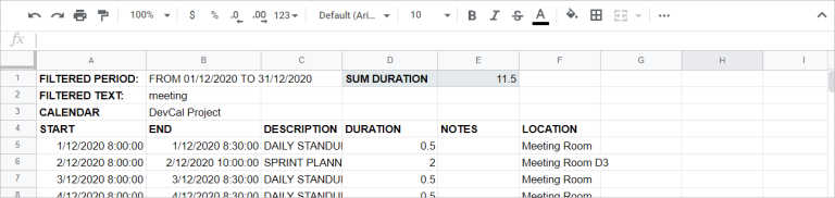 How to Export Google Calendar to Google Sheets | Coupler.io Blog