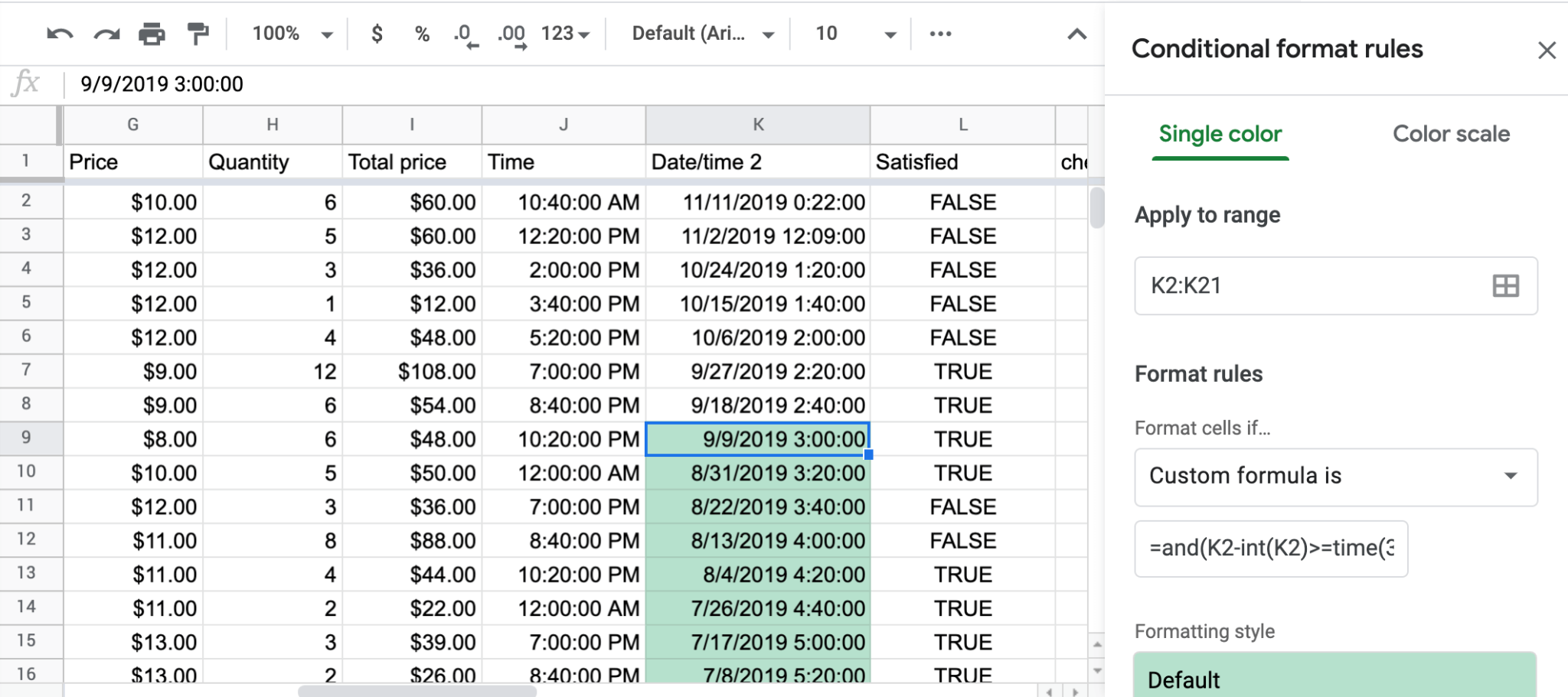 Conditional Formatting in Google Sheets Explained | Coupler.io Blog