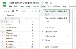 How to Sort Data in Google Sheets Explained | Coupler.io Blog
