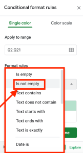 Conditional Formatting in Google Sheets Guide 2025 | Coupler.io Blog