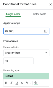 Conditional Formatting in Google Sheets Guide 2025 | Coupler.io Blog