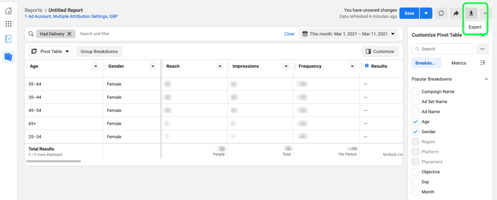 How to Export Facebook Data - Personal and Business | Coupler.io Blog
