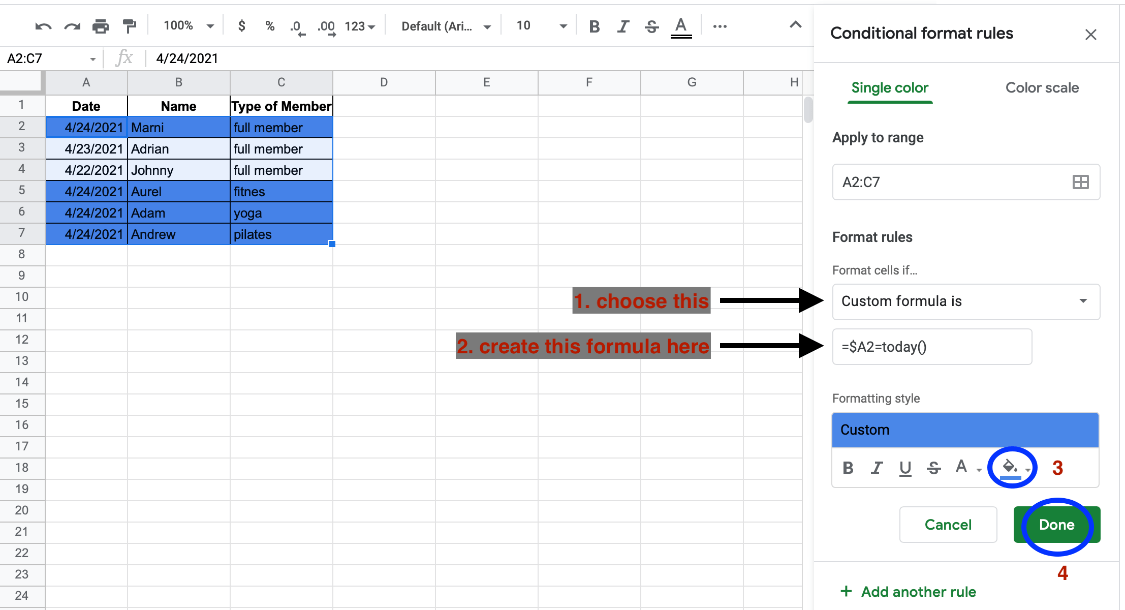 How To Use Google Sheets To Automatically Format Dates In DD MM YYYY