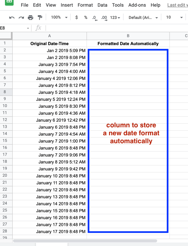 Google Sheets Date Format Which Why And How Coupler io Blog