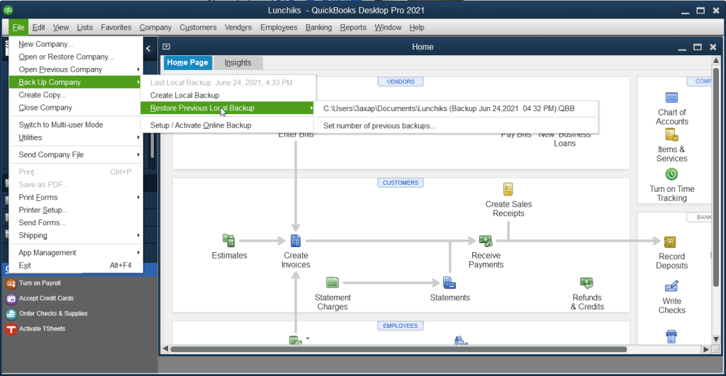 QuickBooks Online and Desktop Backup Tutorial | Coupler.io Blog