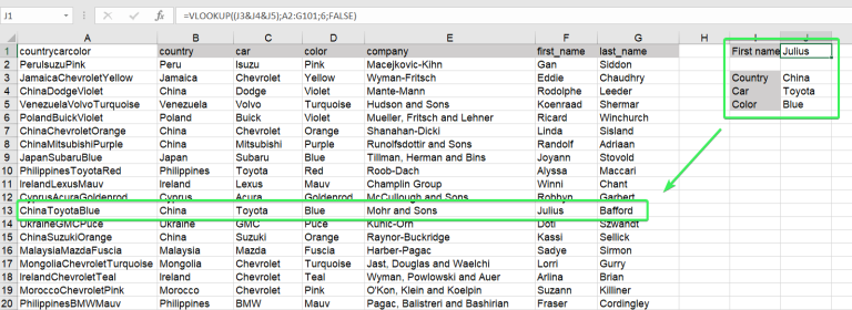Excel VLOOKUP For Multiple Criteria | Coupler.io Blog