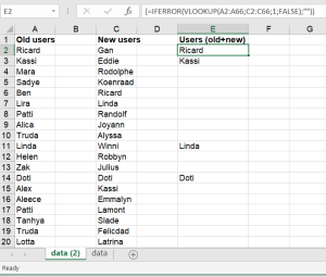 Compare Two Columns in Excel Using VLOOKUP in 2025 | Coupler.io Blog