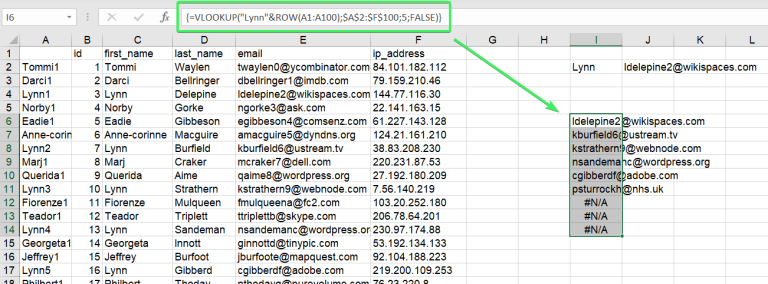 Excel VLOOKUP For Multiple Results | Coupler.io Blog
