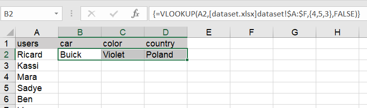 Excel Vlookup Multiple Columns + Formula Example | Coupler.io Blog