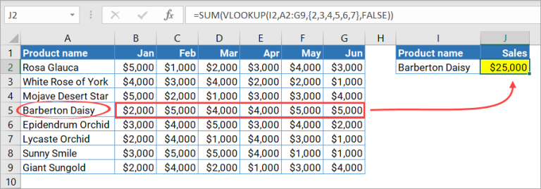 Combine Excel VLOOKUP & SUM: Formula Examples | Coupler.io Blog