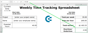 Time Tracking Spreadsheet in Excel | Coupler.io Blog