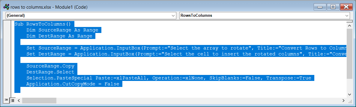 How to Convert Excel Rows to Columns? | Coupler.io Blog