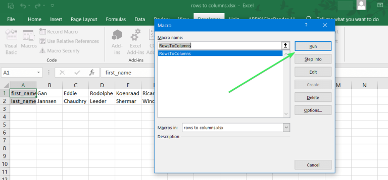 How to Convert Excel Rows to Columns? | Coupler.io Blog
