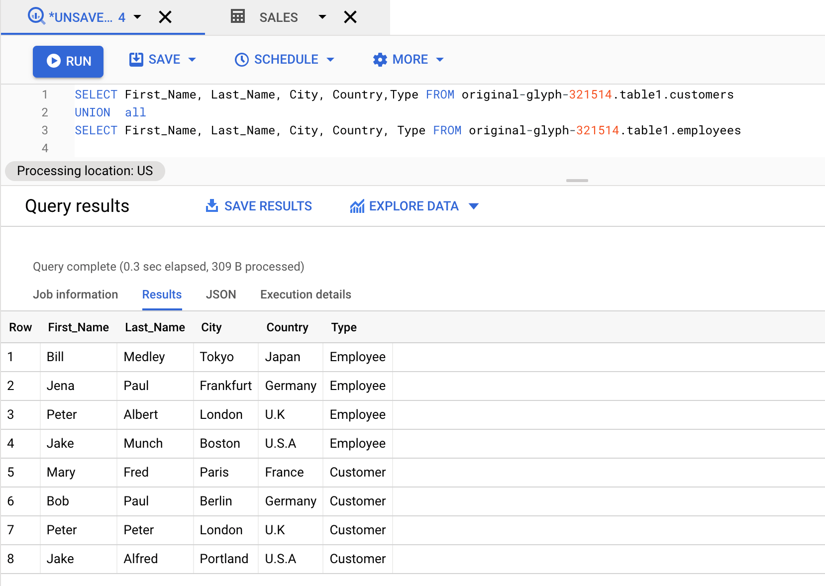BigQuery Union Getting Started Guide 2025 | Coupler.io Blog