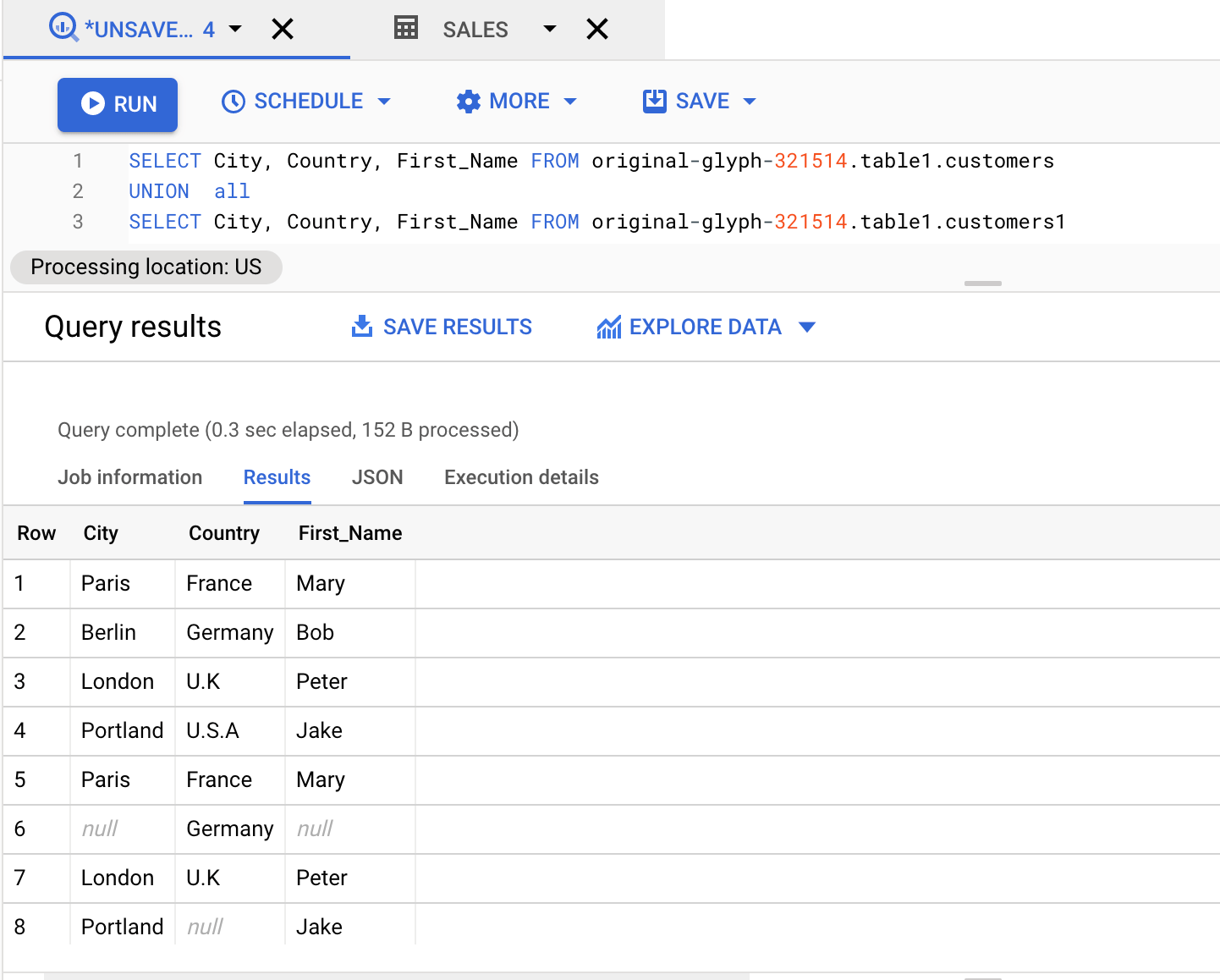 BigQuery Union Getting Started Guide 2025 | Coupler.io Blog