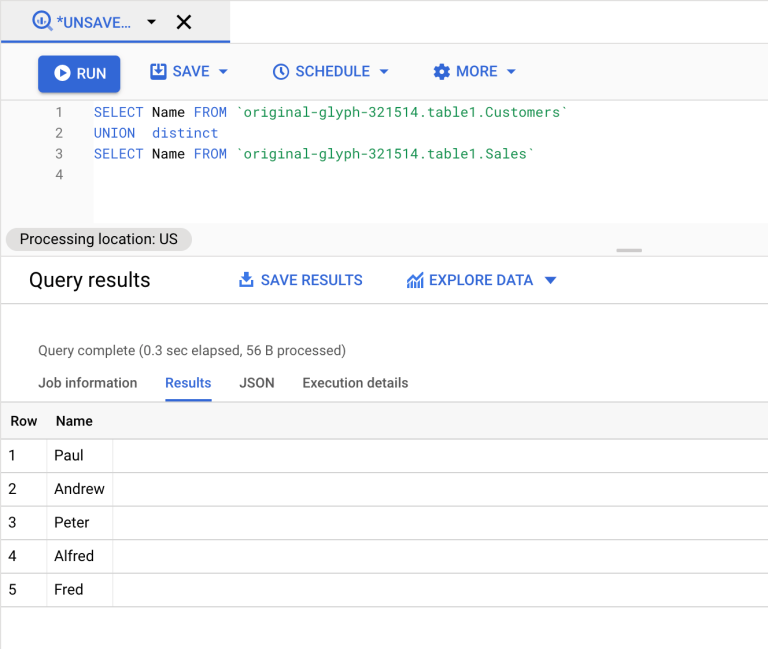 BigQuery Union Getting Started Guide 2026 | Coupler.io Blog