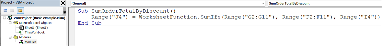 SUMIFS VBA: How to Write + Examples | Coupler.io Blog
