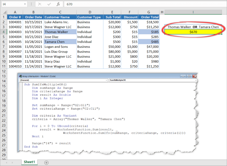 SUMIFS VBA: How to Write + Examples | Coupler.io Blog