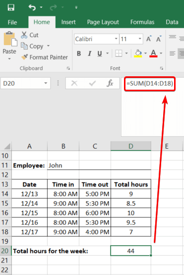 Tutorial On Creating Timesheet Templates in Excel | Coupler.io Blog