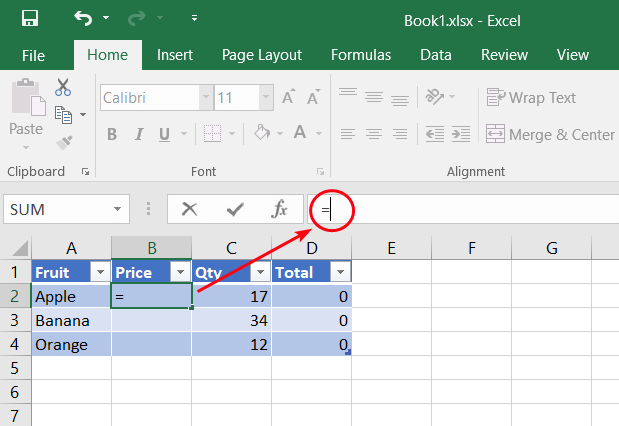 Data Source For Excel
