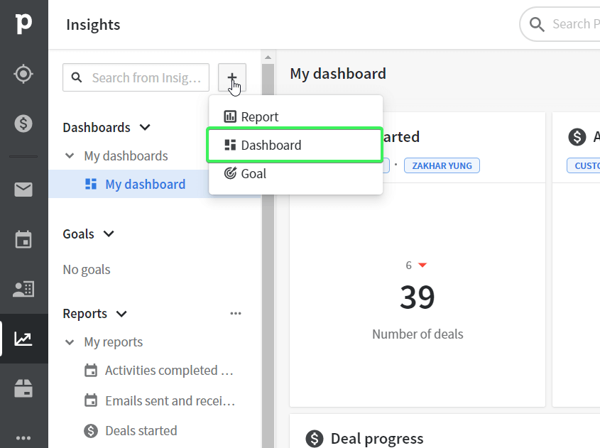 Pipedrive Dashboard To Track Progress | Coupler.io Blog