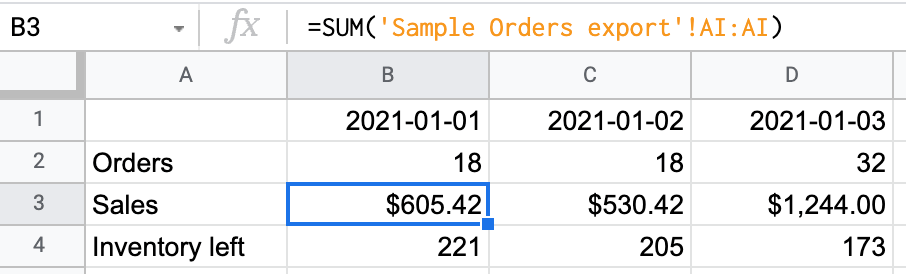 Calculations in Google Sheets | Coupler.io Blog