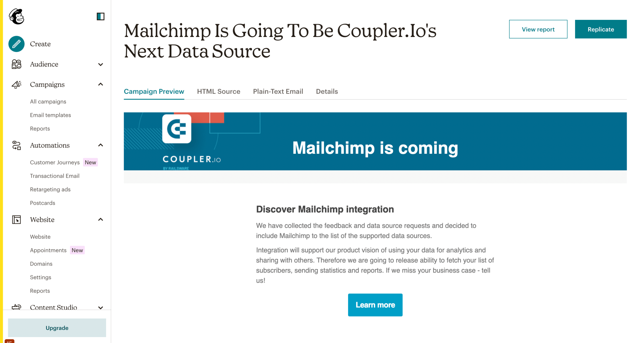 What Is a Mailchimp Campaign? A Brief Overview | Coupler.io