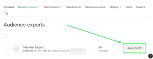 Mailchimp Export Contacts Guide | Coupler.io Blog