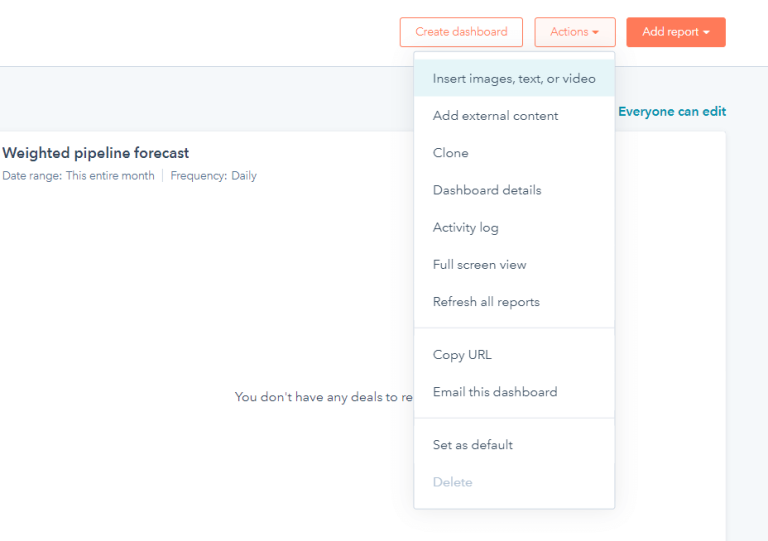 HubSpot Sales Dashboard: Use Templates or DIY | Coupler.io Blog