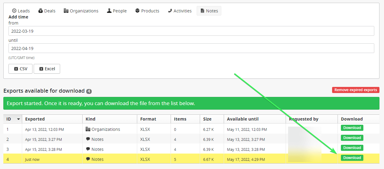 Pipedrive Export Notes | Coupler.io Blog