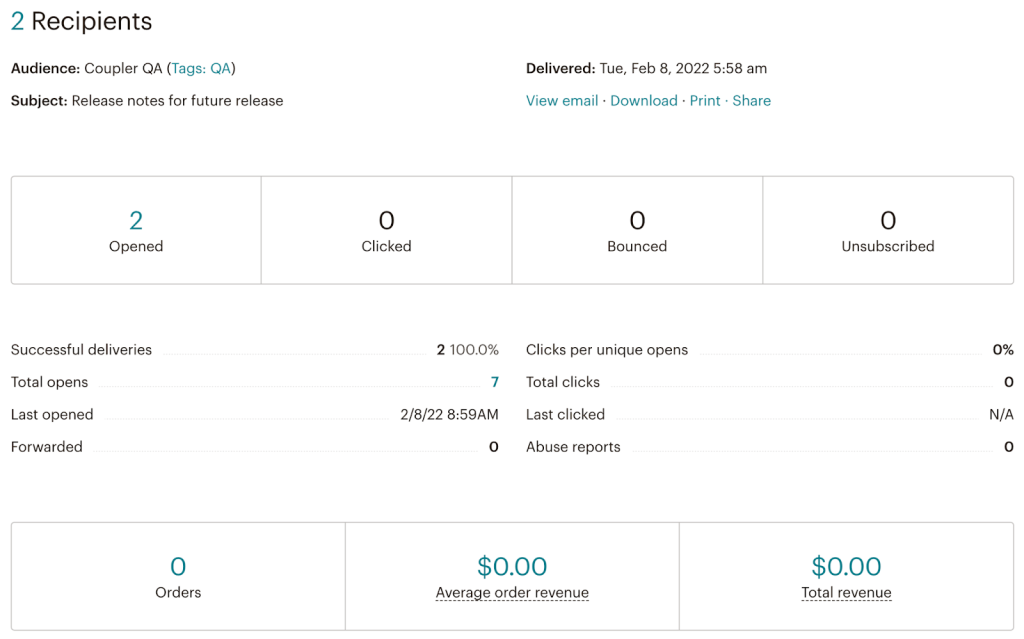 Mailchimp Reporting: The Ultimate Guide to Mailchimp Reports | Coupler ...