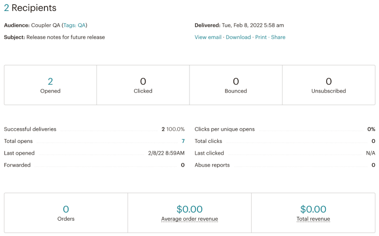 Mailchimp Reporting: The Ultimate Guide to Mailchimp Reports | Coupler ...
