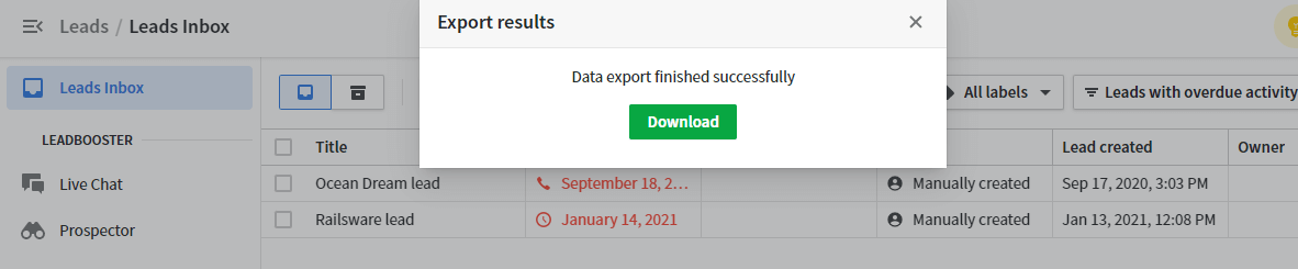 Pipedrive Export Leads Guide | Coupler.io Blog