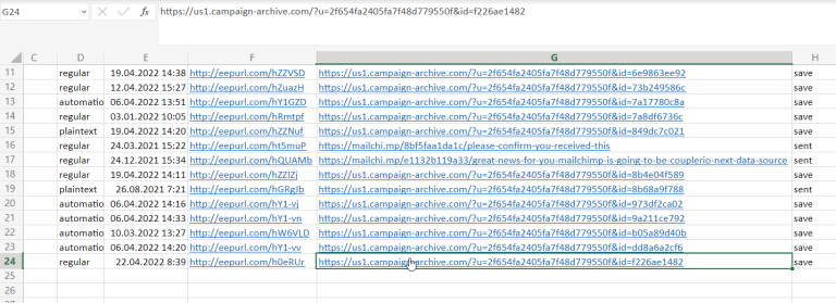 How to Export Mailchimp Campaign as CSV, Excel, PDF, HTML | Coupler.io Blog