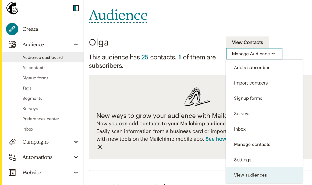 Mailchimp Lists Tutorial | Coupler.io Blog