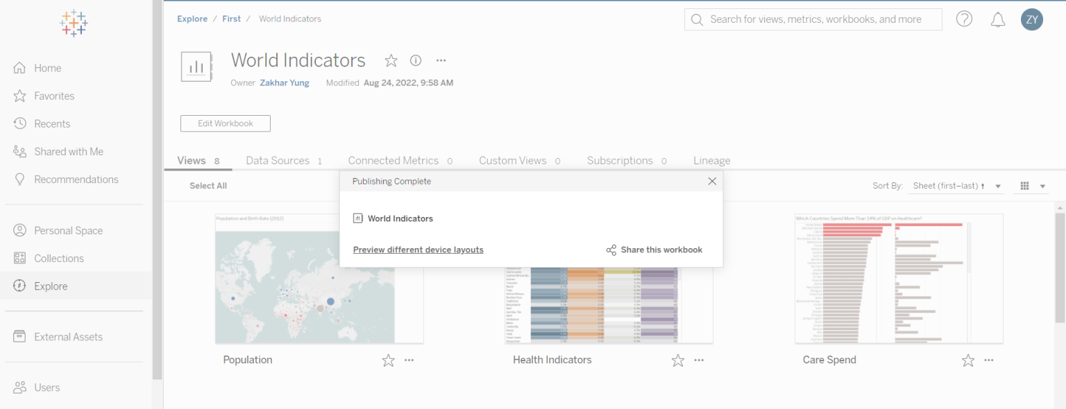 How to Share a Tableau Dashboard Tutorial | Coupler.io Blog