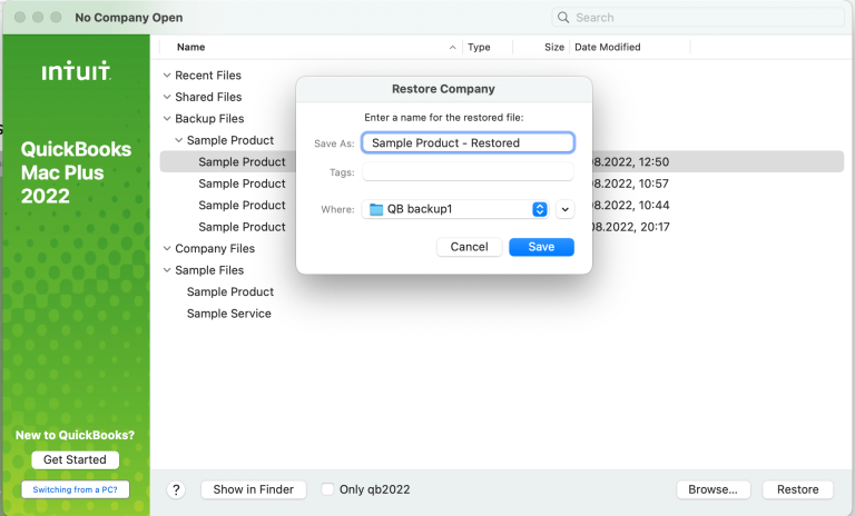 QuickBooks Online and Desktop Backup Tutorial | Coupler.io Blog